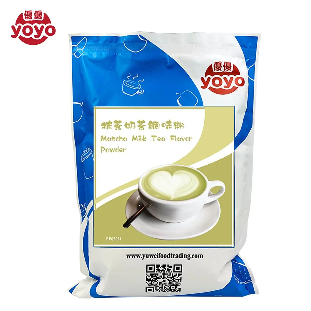 Matcha Milk Tea Flavor Powder - Instant Drinks from Taiwan