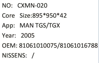 81061010075水散热器用于男子tgs Tgx Euro6卡车发动机冷却81061016788 - Buy 水散热器汽车散热器冷却系统 ...