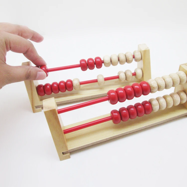 Student Counting Frame Wooden Abacus Rekenrek Counting For Math ...