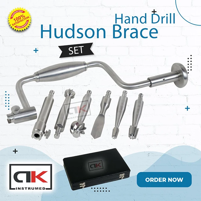 Hudson Brace Hand Drill Surgical Orthopedic Instruments With Box New Ce ...