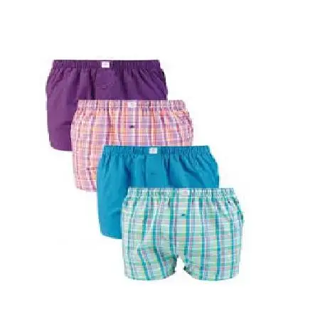 Black Woven Men's Boxer Shorts Plain Dyed Black Cool Cotton Superior ...