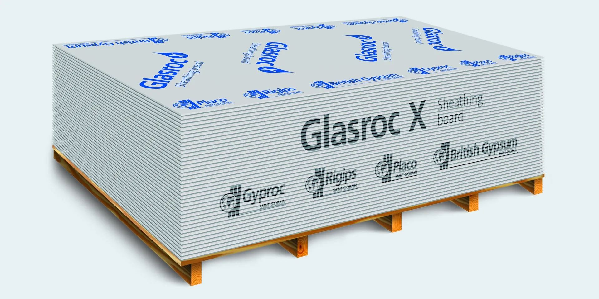 British Gypsum Glasroc X Gypsum Sheathing Board Glasroc Exterior Board ...