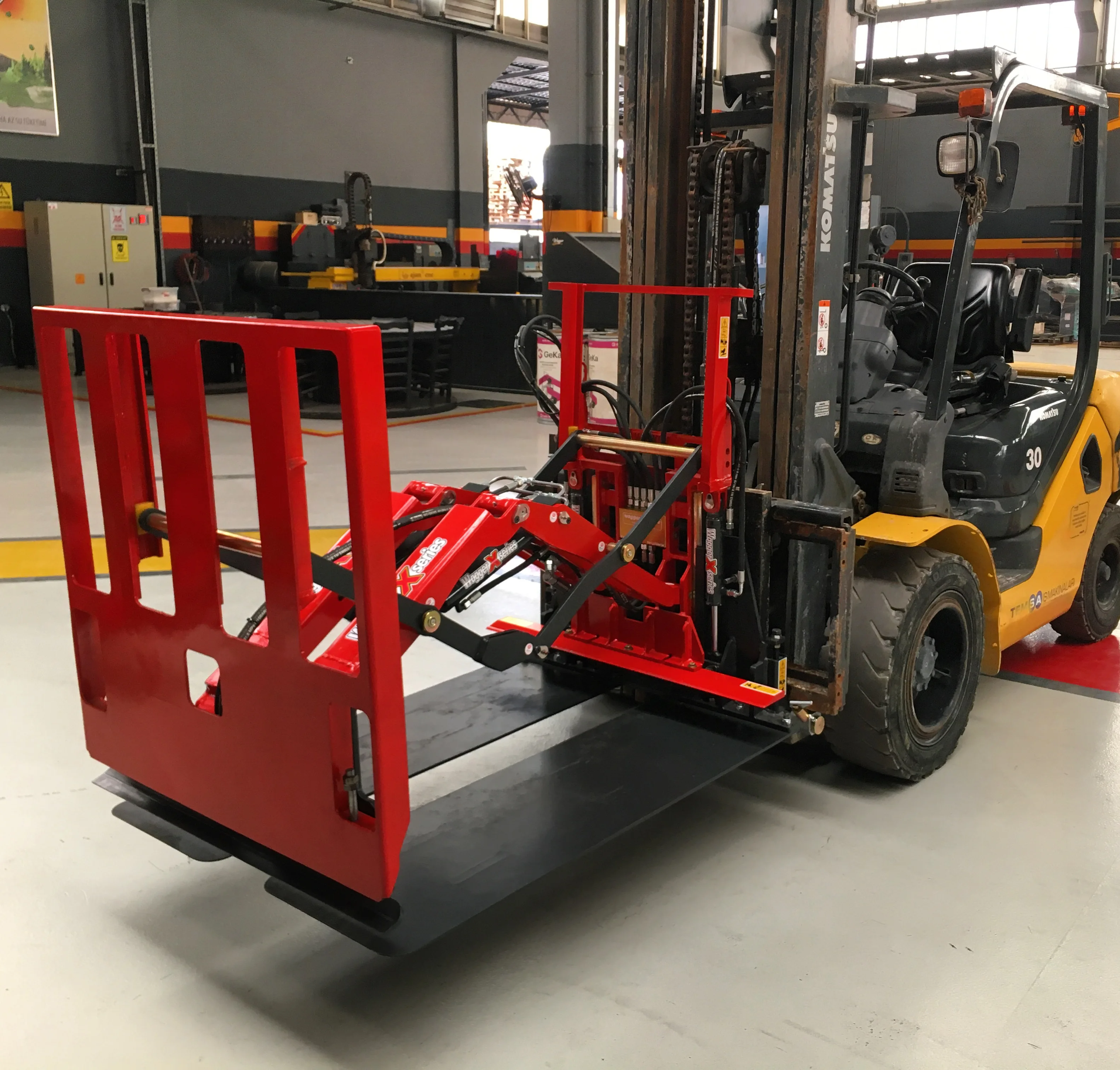 Push And Pull Attachment For Forklift Wagger Attachments Load Push & Pull Sheet Saver Palletless ...