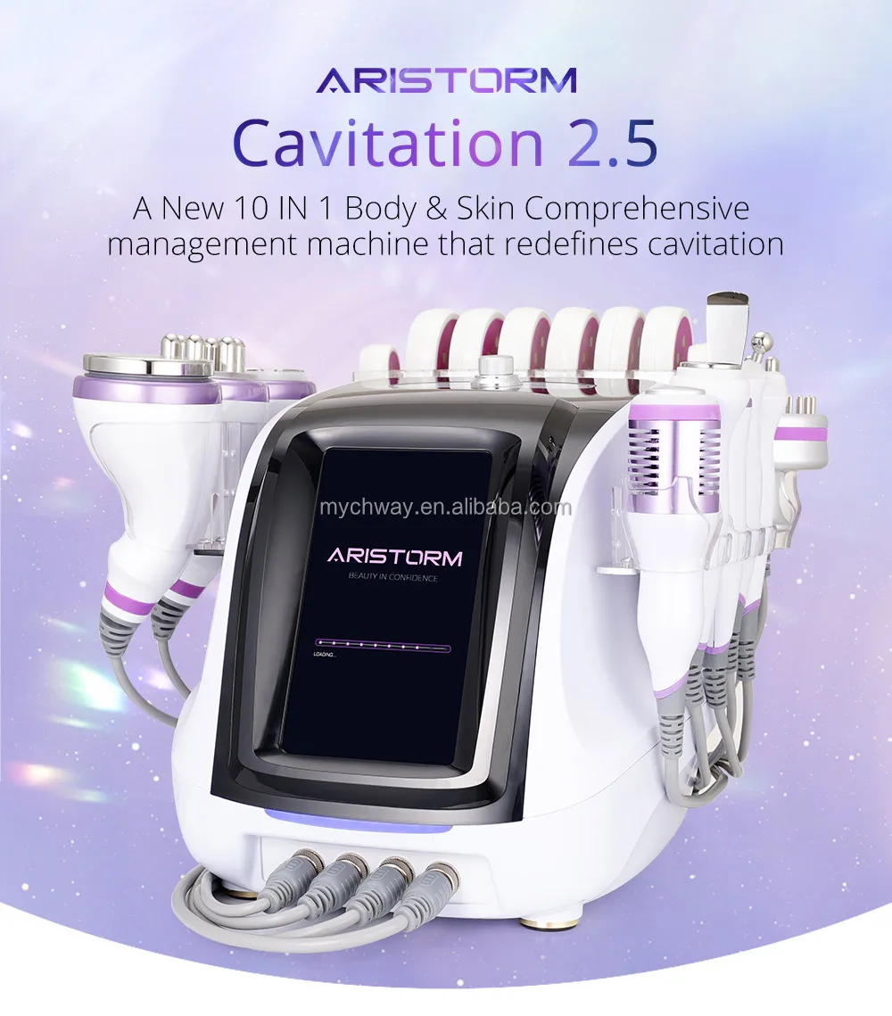 10 In 1 Ultrasonic Cavitation Body Slimming 2.5 Rf Slim Vacuum Rf 40k ...