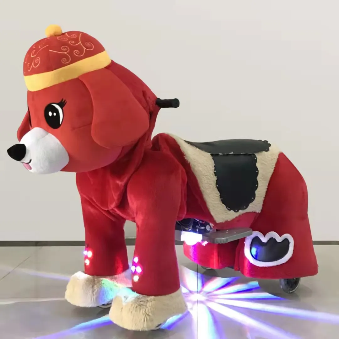 Kids Attraction Outdoor Shopping Mall Battery Coin Operated Walking ...