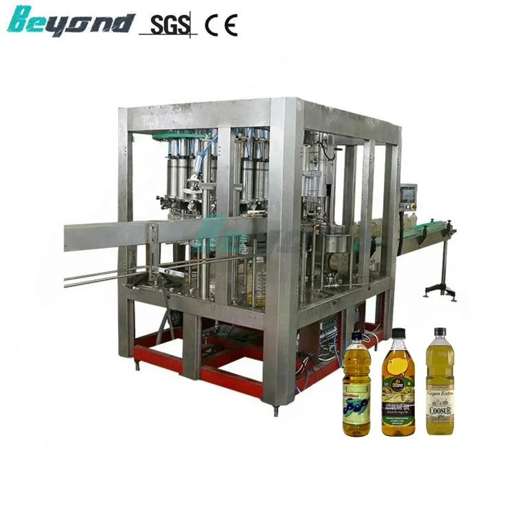 Automated Rotary Filling and Capping System for Efficient Cooking Oil ...
