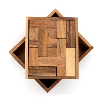 Topanto Puzzle Made Of Natural Wooden Craft Design For Challenging ...