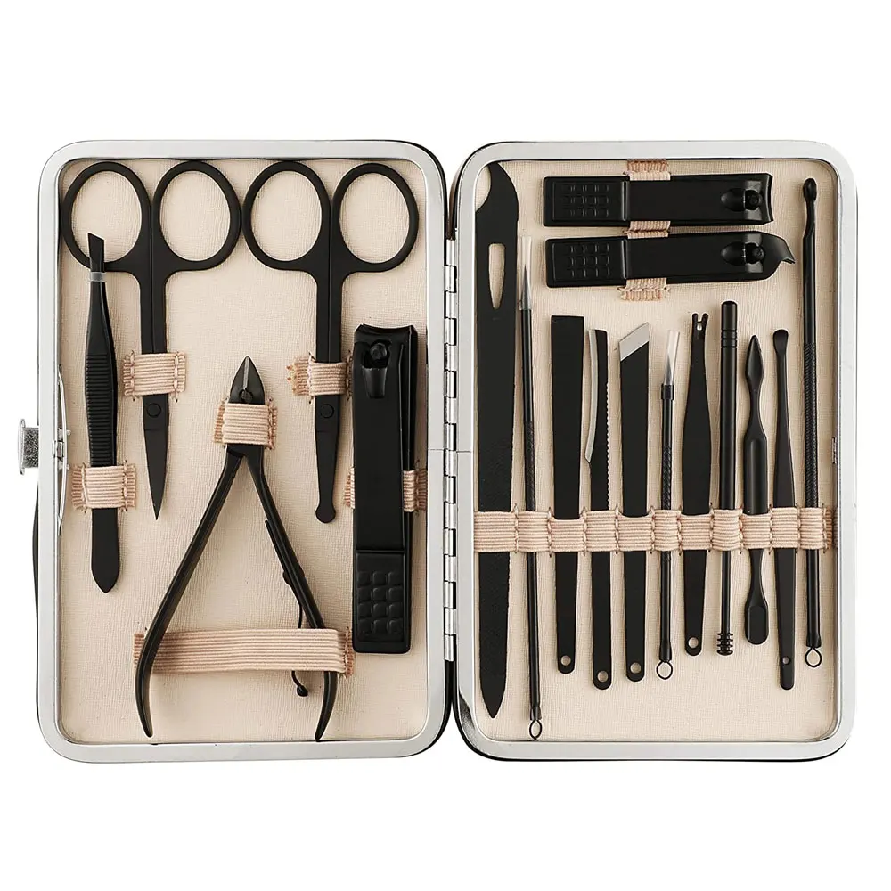 Pedicure Manicure Set Nail Clippers Set Men Women Travel Nail Tool Kit ...