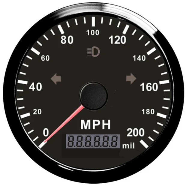 85mm Analog Pulse Speedometer Overspeed Buzzer Alarm And Hall Effect ...