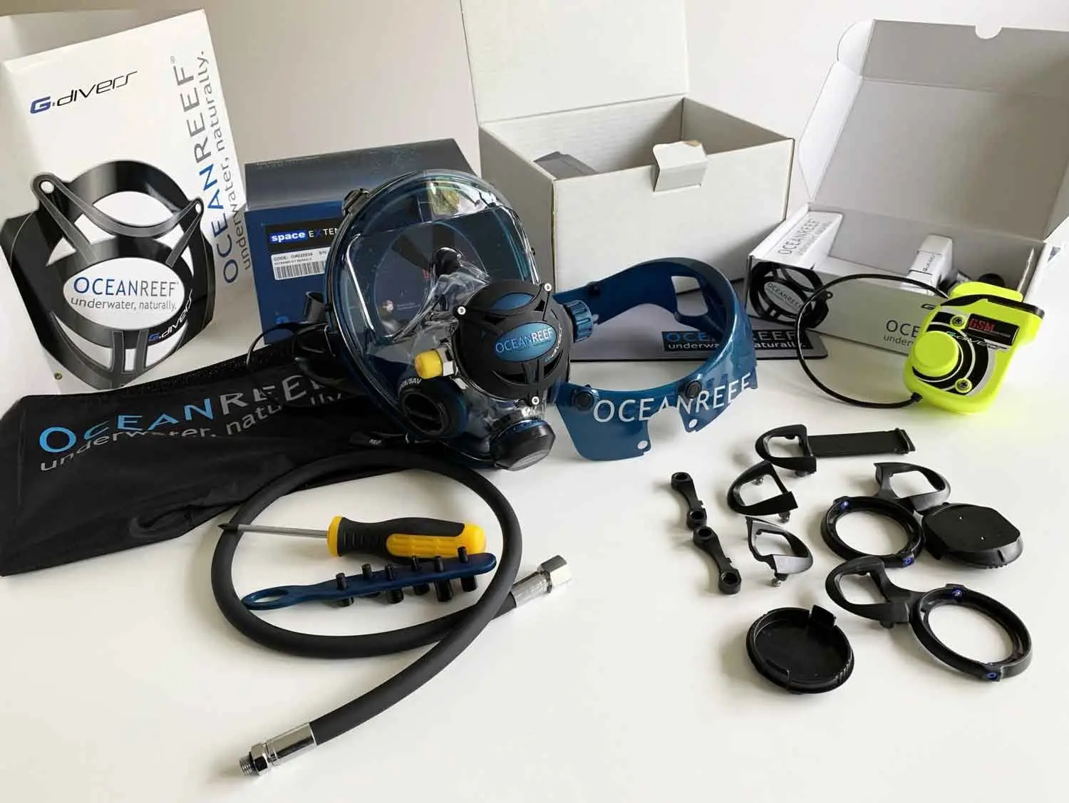 Full Face Diving Mask Ocean Reef G-divers Kit With Gsm Communications - Buy Diving Masks Product ...