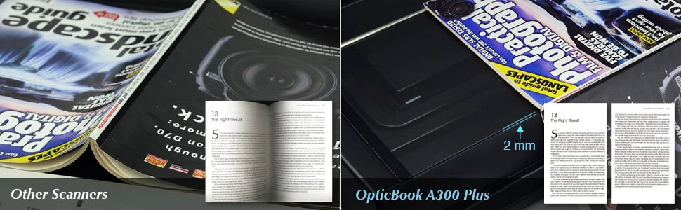 Plustek OpticBook A300 Plus: A3 Flatbed Scanner for Fast Book Scanning ...