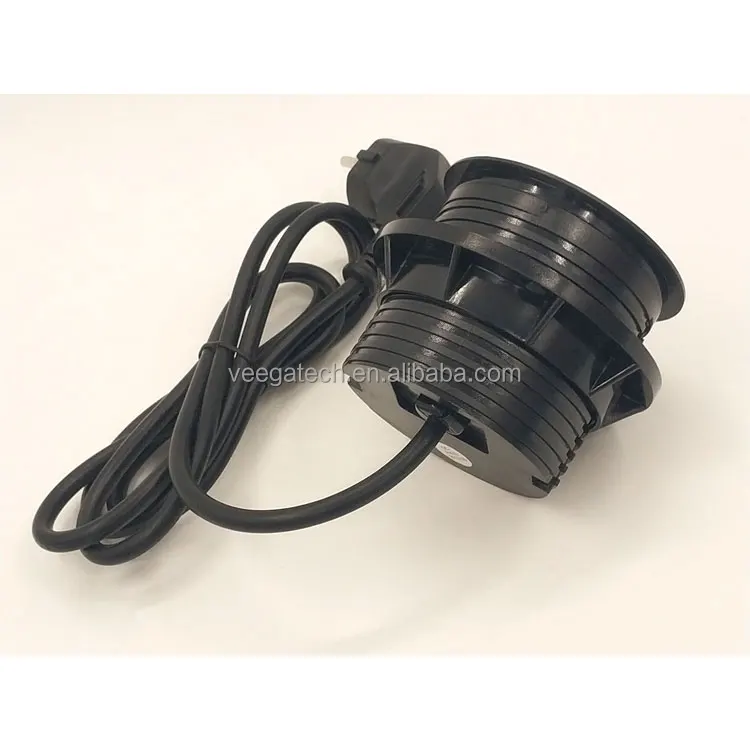 Smart Round Office Desk Grommet Socket 1eu Power 2 Usb Charging With ...