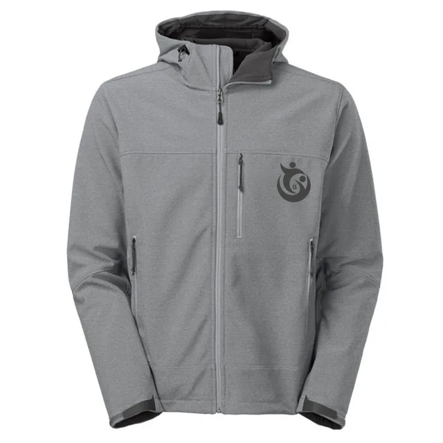 Men's Softshell Tactical Jacket Fleece Lining Hidden Hood Waterproof ...