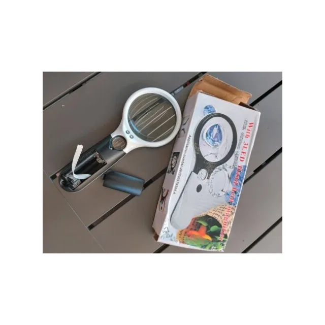 Led Light 45x Diamond Magnifier Lens Pocket Painting Tool Jewelry ...