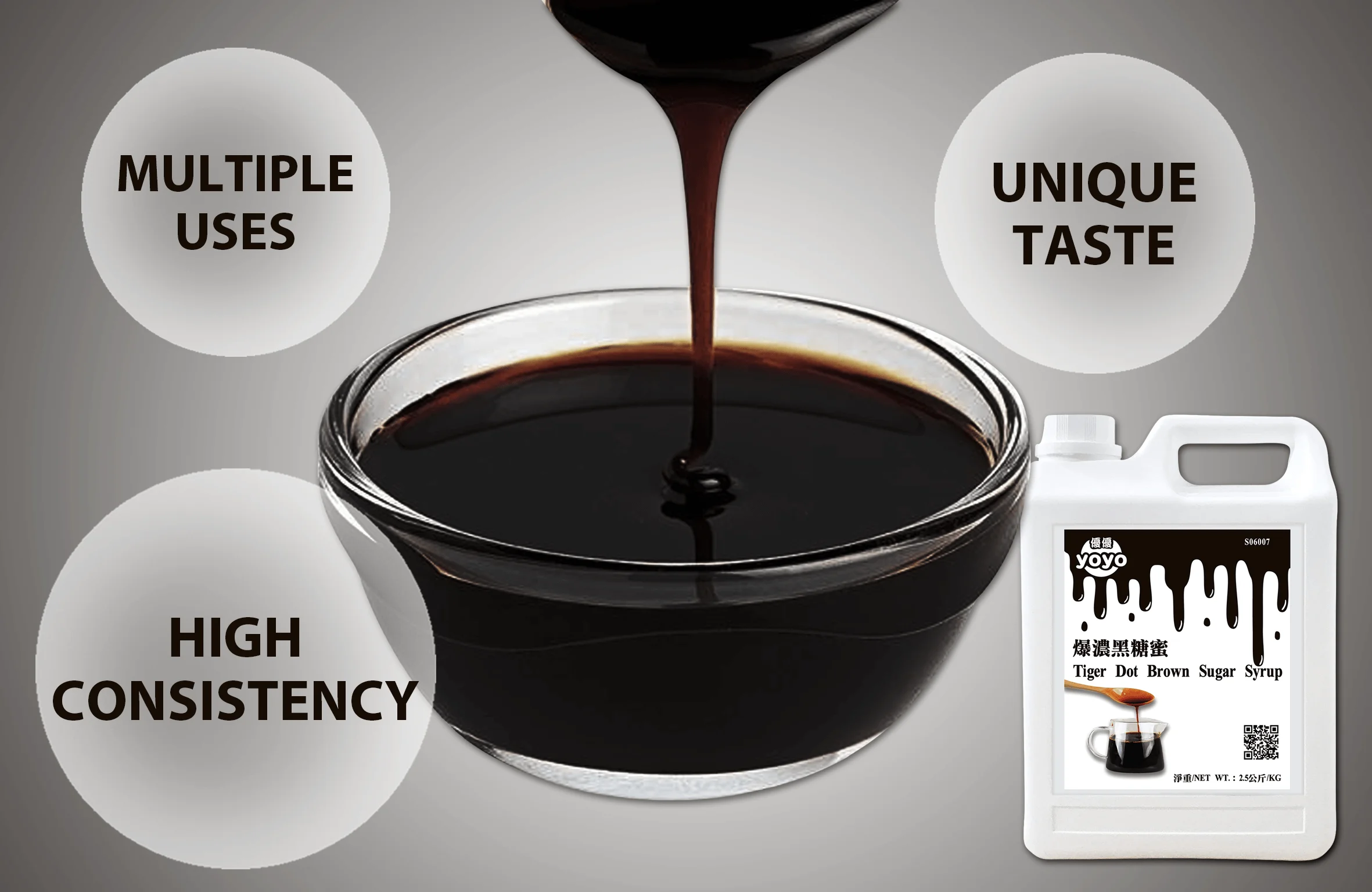 Tiger Dot Brown Sugar Syrup for Melkthee & Taiwan Milk Tea