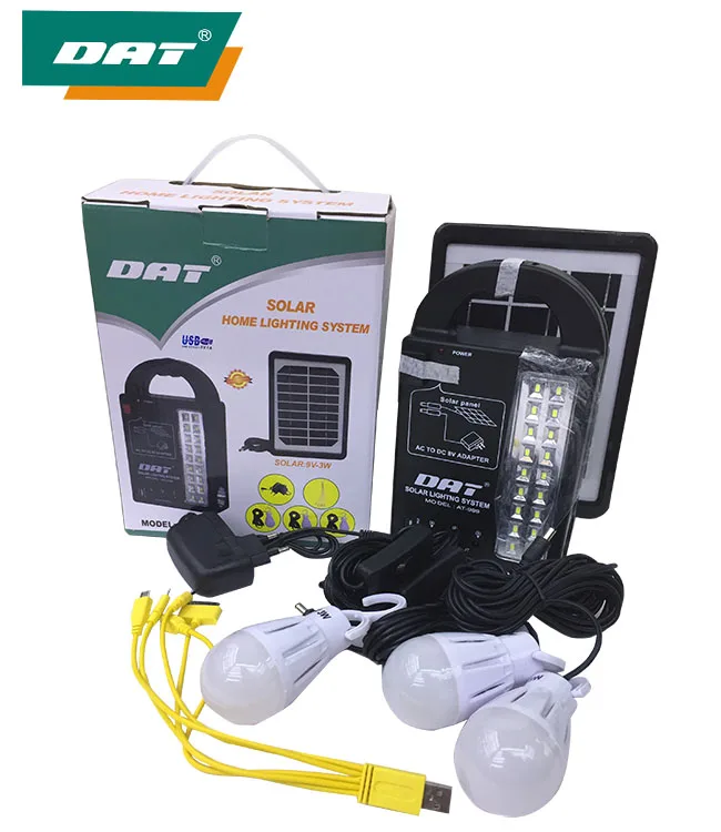 Dt-9026b Dat Solar Lighting System With Music And Fm Radio Function ...