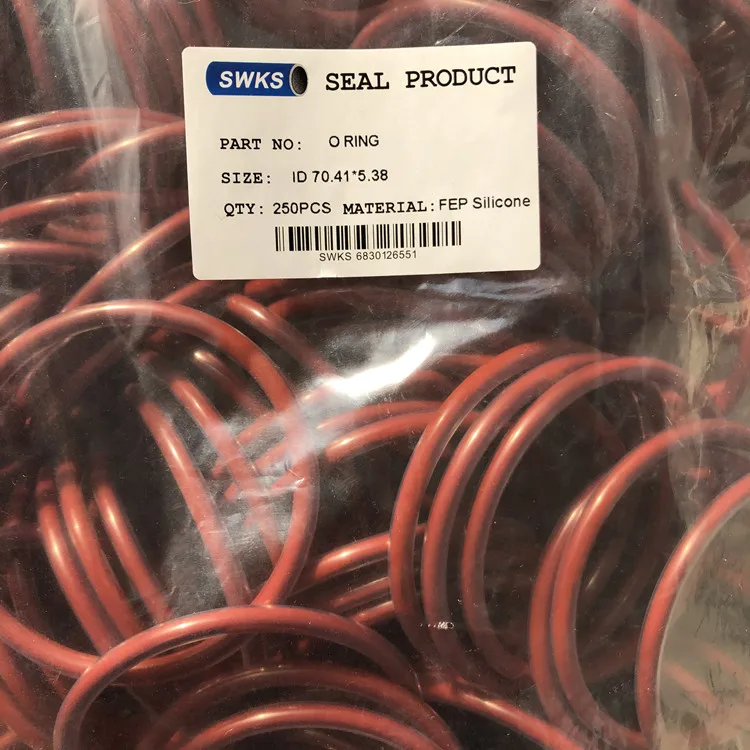 Ptfe/fep/pfa Coated Encapsulated O Ring With Silicone/vmq Core - Buy ...