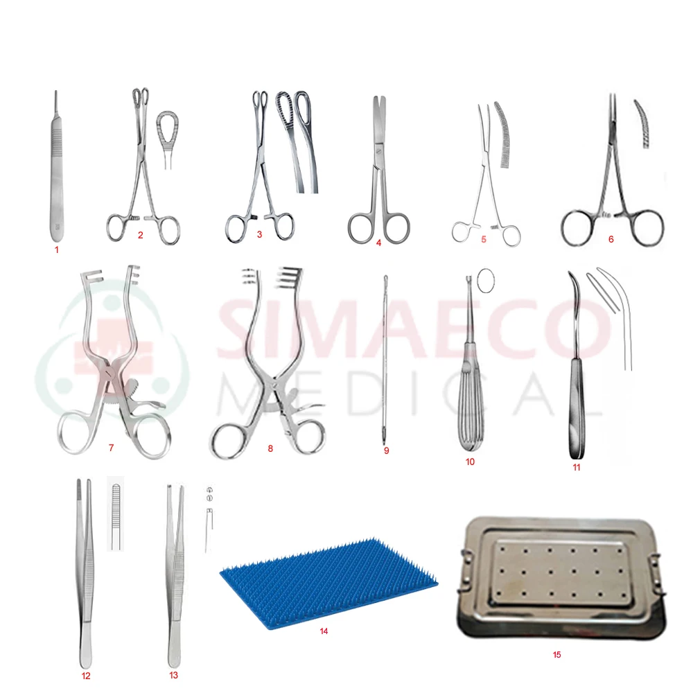 Incision and Abscess Instruments Set - 15 PCS Stainless Steel Surgical ...
