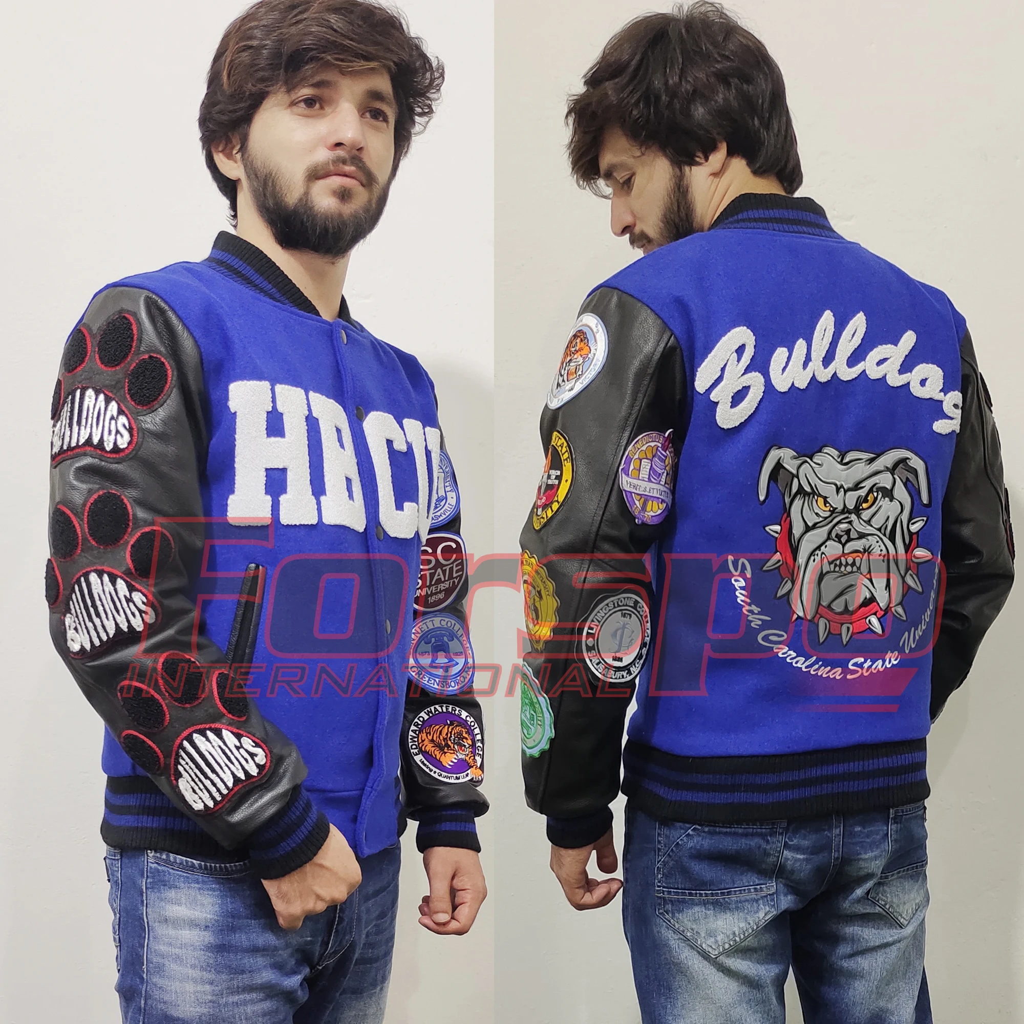 Customizable American Letterman Varsity Jacket - High Quality