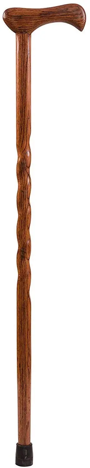 Unbreakable Walking Stick - Durable 105 CM Oak Wood Cane