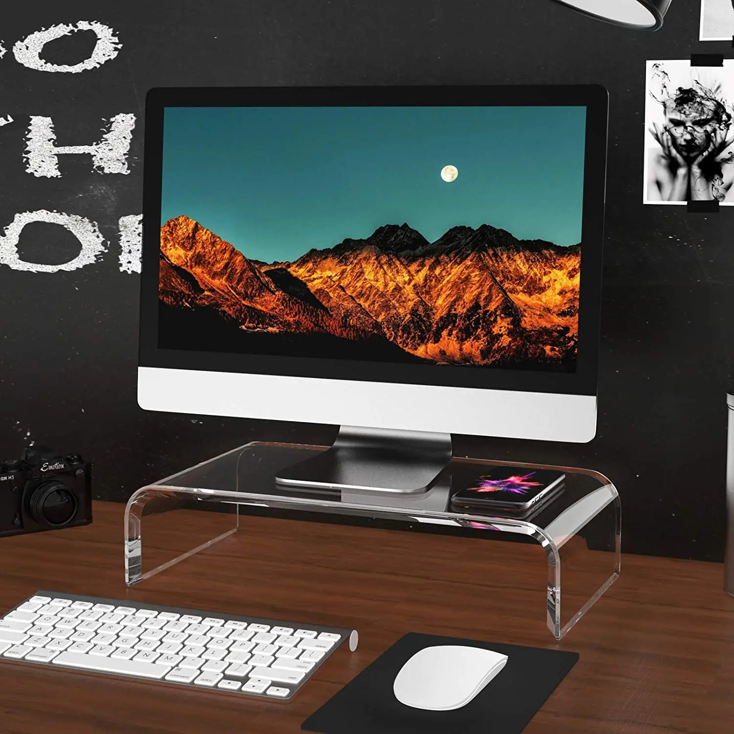Custom Ghost Plexiglass Plastic Acrylic Computer Monitor Laptop Bed ...