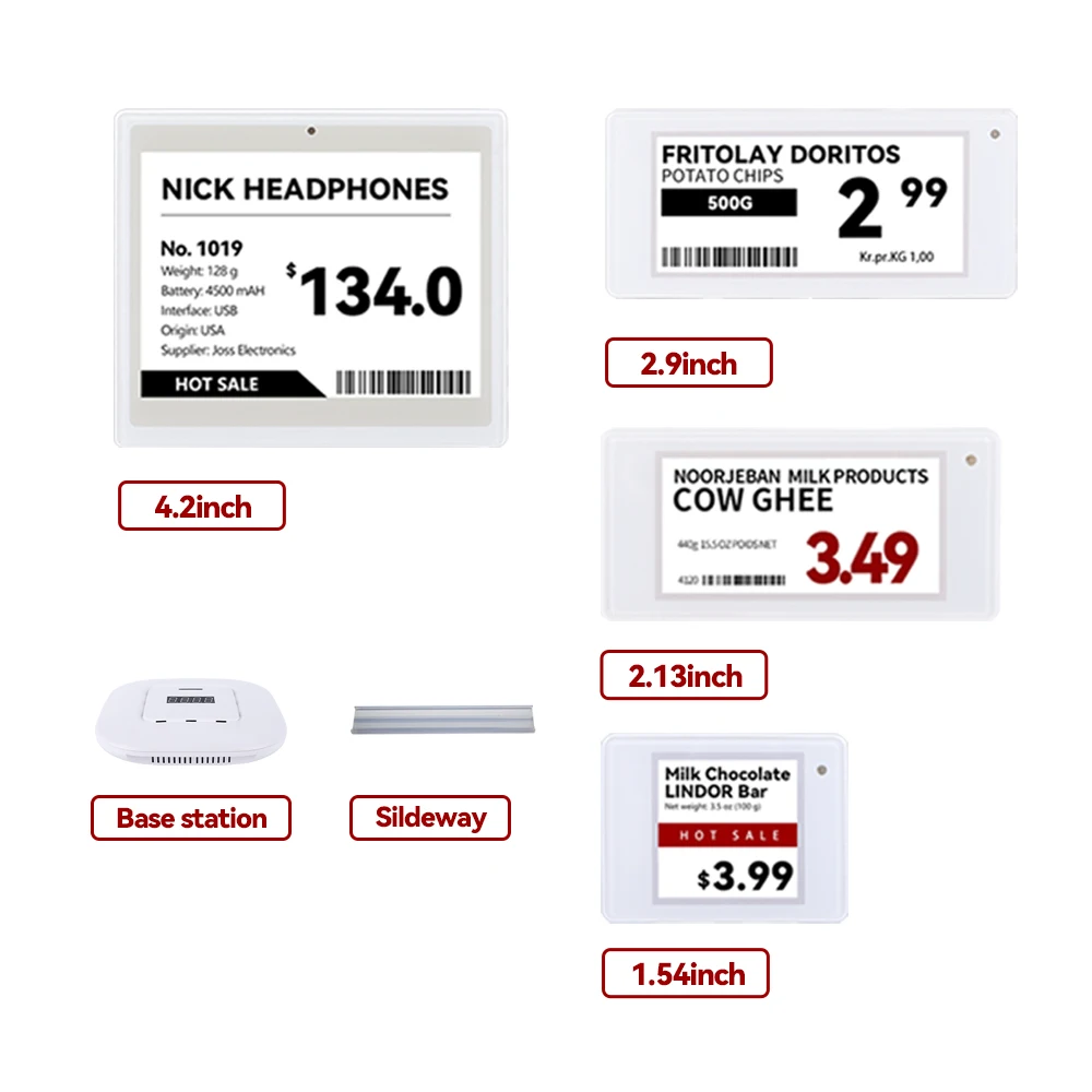 2.4ghz Price Tag Epaper Display Electronic Shelf Label Demo Kit For ...