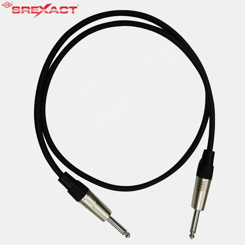 High Quality Customizable 6.35mm Professional Audio Cable TS to TS Mono ...