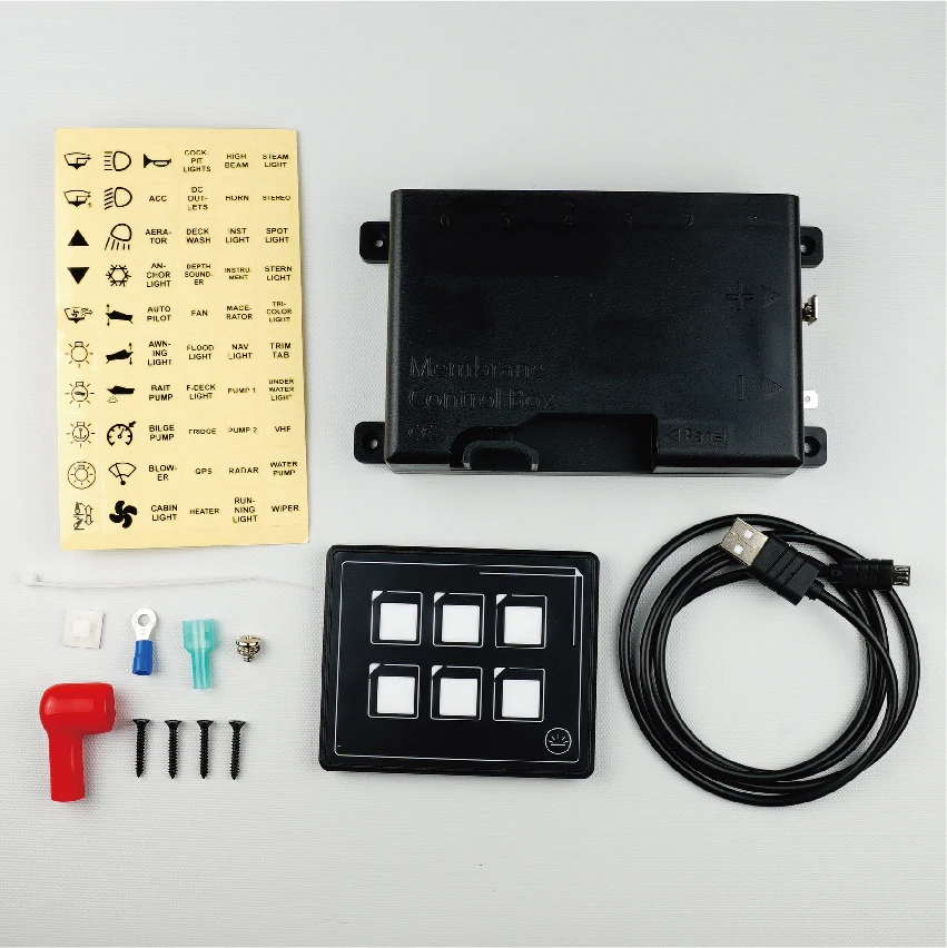 YIS Marine IP67 DC 12v Membrane Switch Panel - Waterproof Control