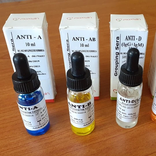 Monoclonal Antisera Reagents Anti ABO Reagents Test Kits-Laboratory ...
