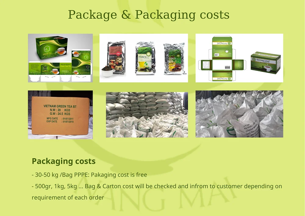 Gentle Flavour Vietnam Black Tea Granulated Tea Packing In Bags Oem ...