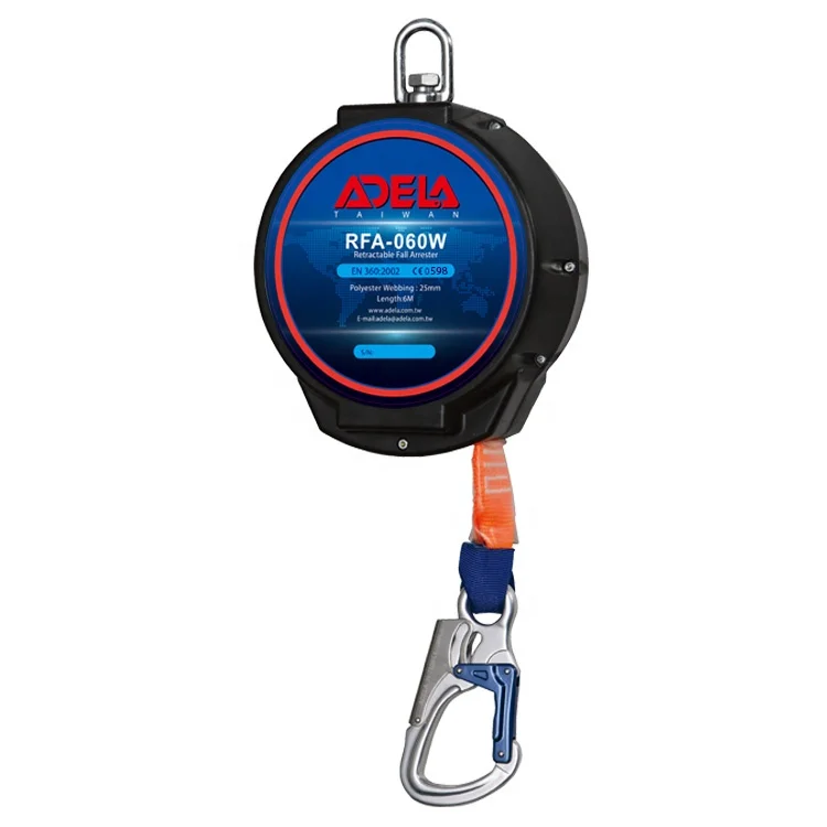 Taiwan Adela Ce Approved Retractable Lifeline Fall Arrester Security ...