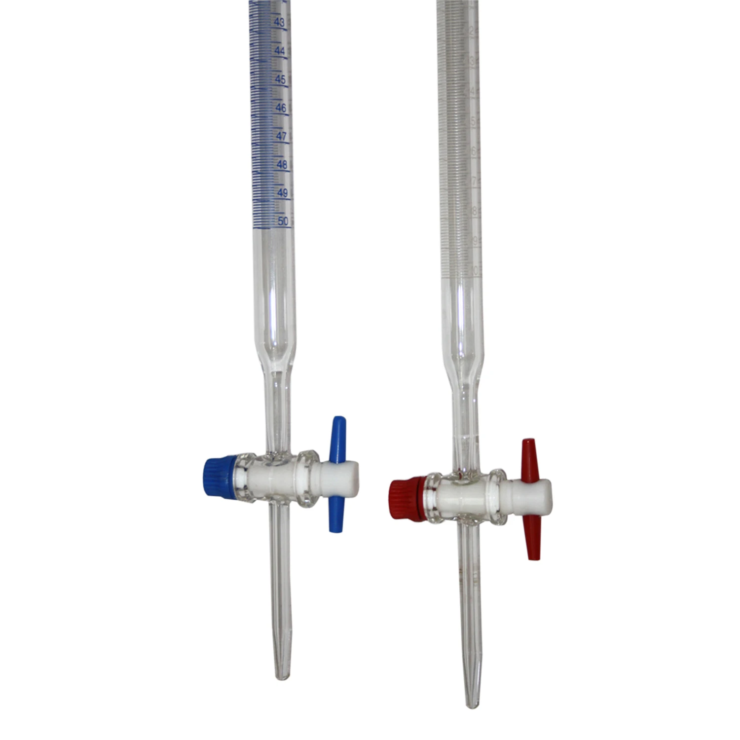 Burette with PTFE Key Stopcock Lab Burette Glass PTFE Stopcock Burette ...
