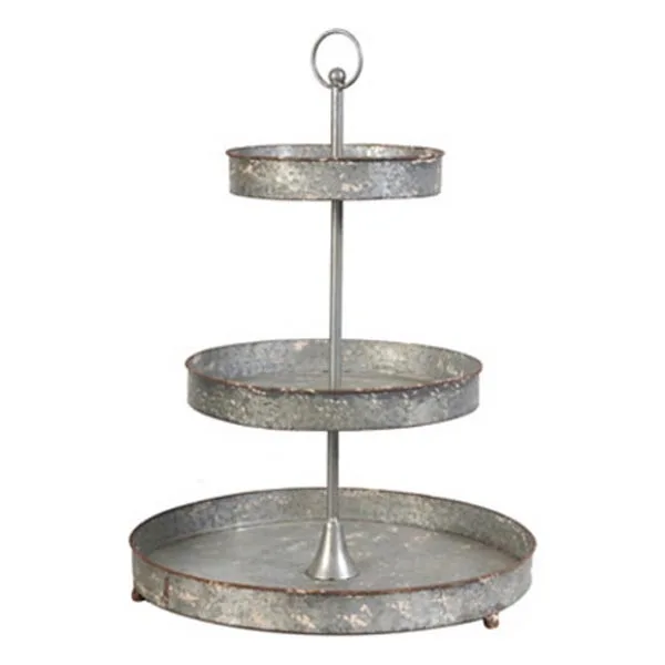 Galvanized Cake Stand Round Shape Handmade Designer Fancy Cake Stand ...