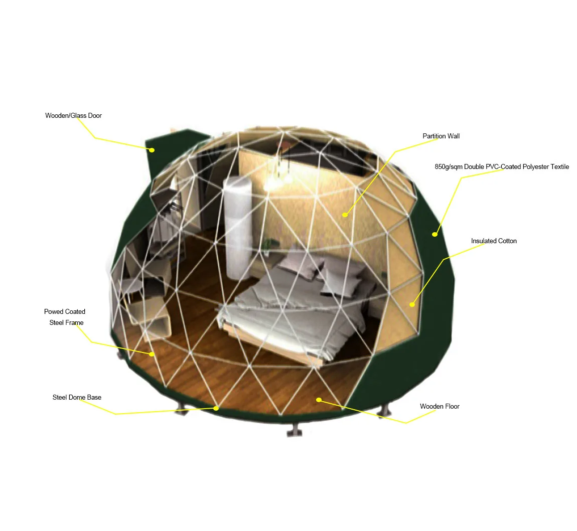 Geo Dome House - Big Geodesic Dome Kit Tents for Glamping