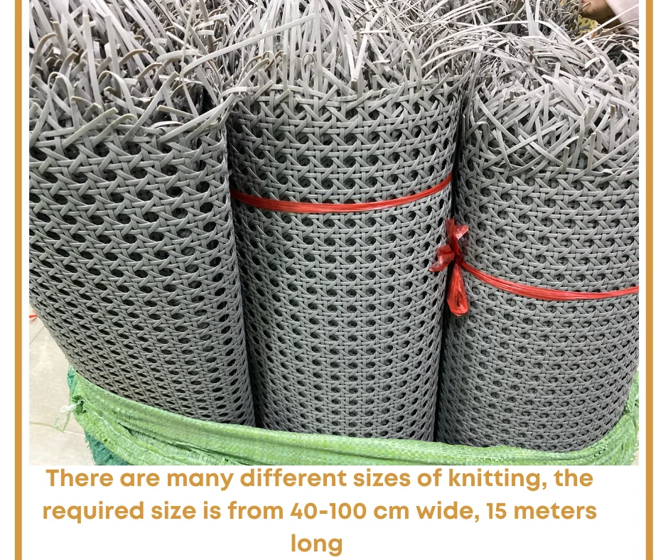 Shop High Quality Rattan Plastic Webbing Rolls from Vietnam