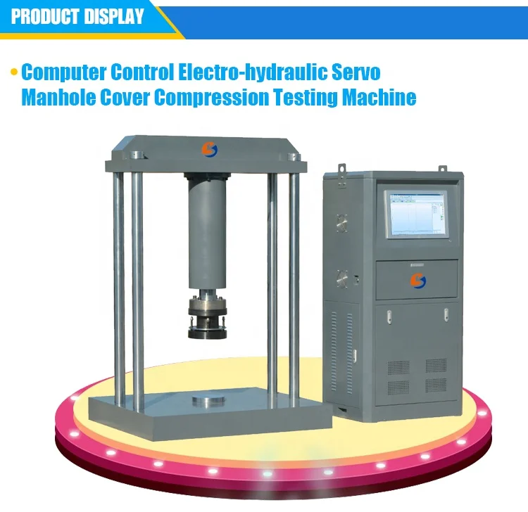 1000KN Digital Manhole Cover Compression Testing Machine