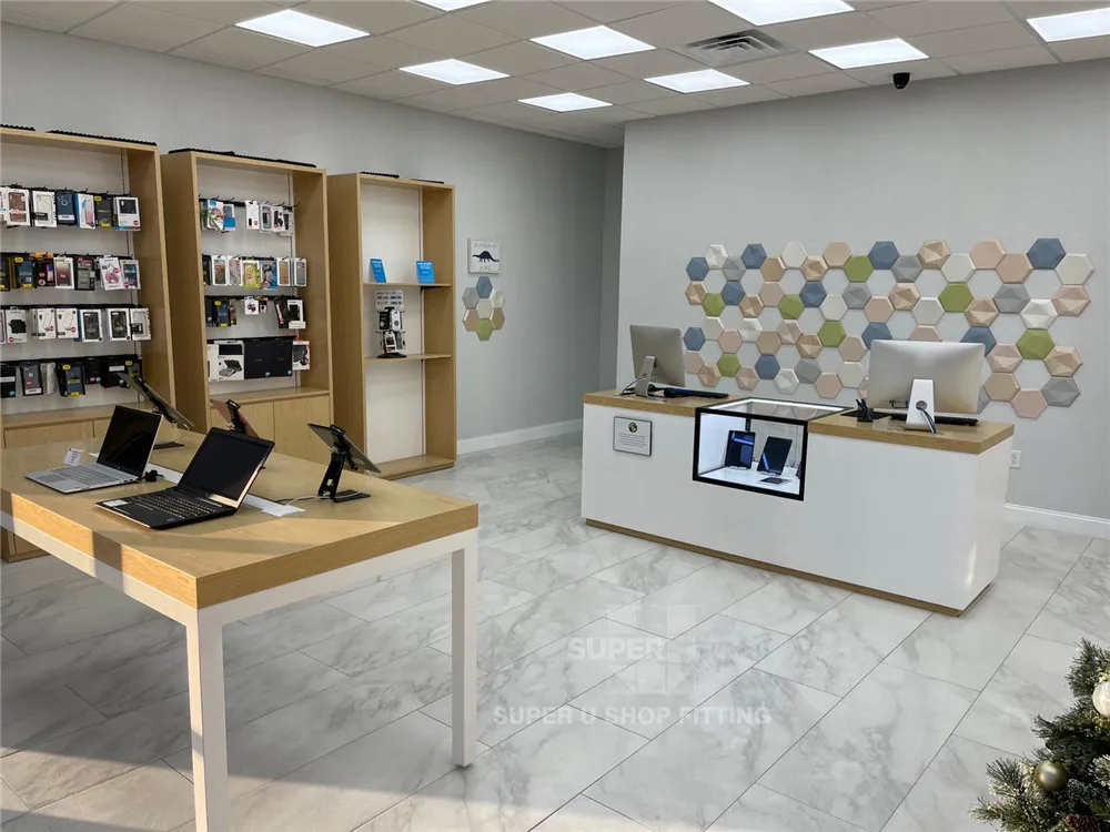 Customized Design Retail Cellphone Store Displays and Fixtures Display ...