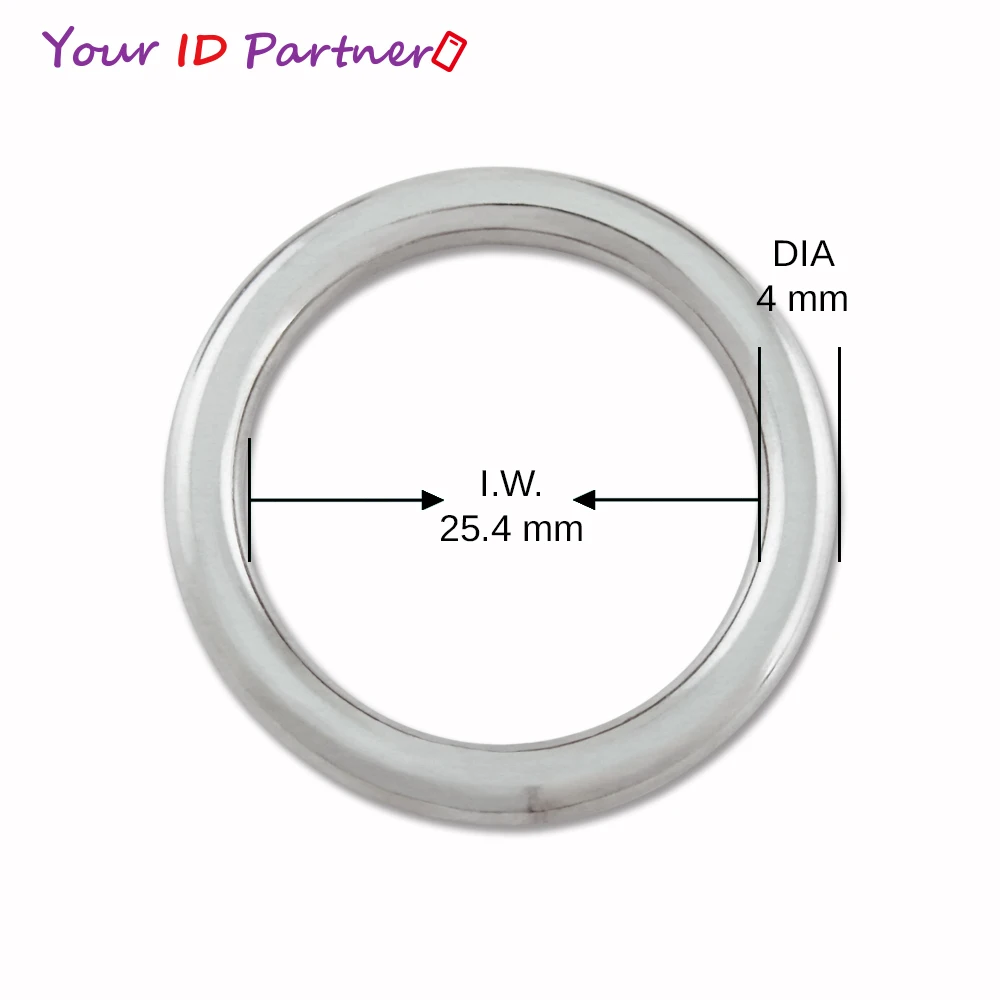 304 316 Custom OEM Service Seamless Closed Metal O Ring Round Circle ...