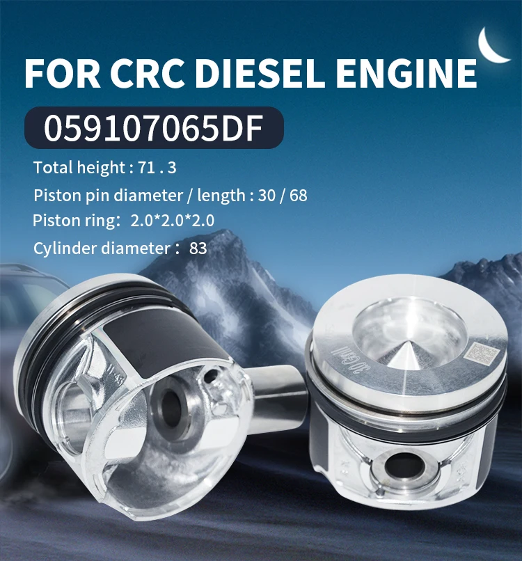 Factory Price Engine Parts Pistons 059107065df Set Piston For Q7 3.0t ...