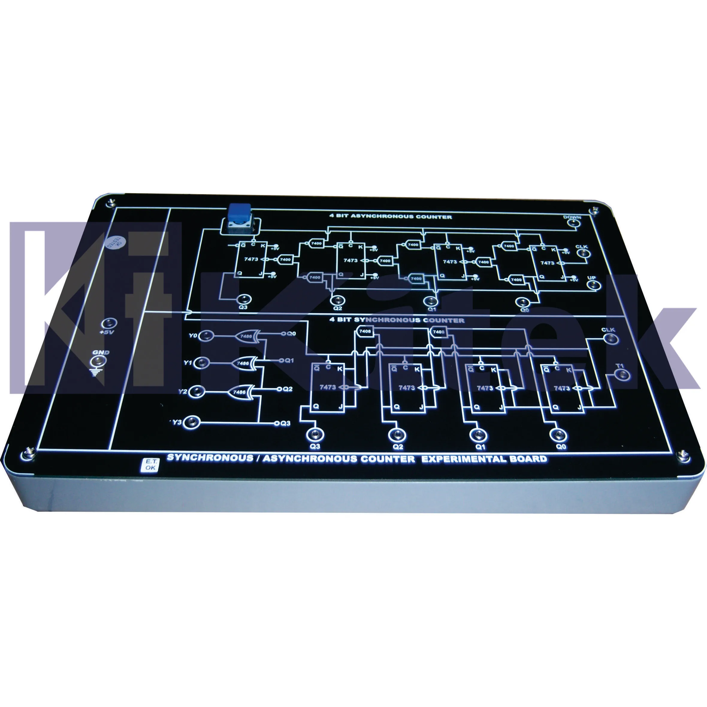 Logic Circuit Trainer Kit - Digital IC Training System
