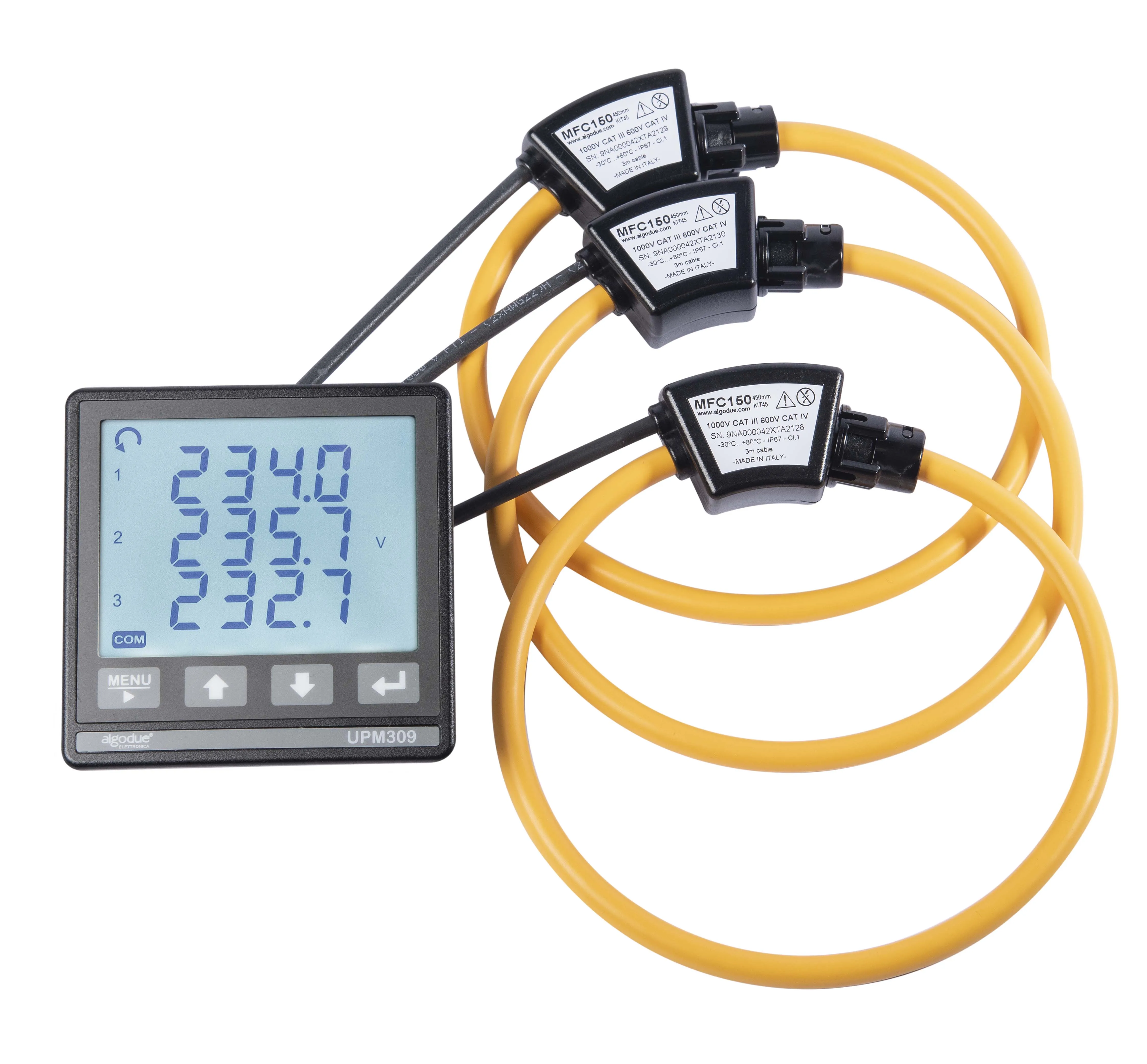 Three-phase Network Analyzer Ethernet Flexible Ct Rogowski Coils Made In Italy Power Meter - Buy ...