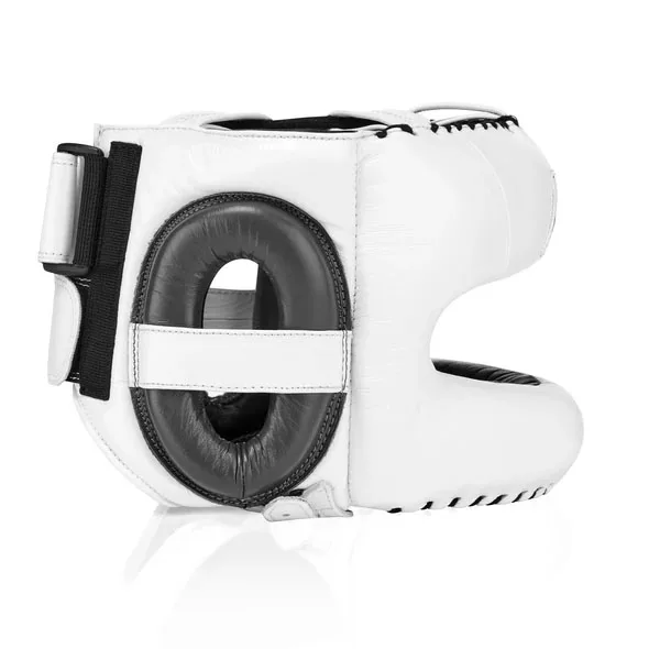 Wholesale Customized Boxing Cheeks Head Gears Real Leather Head Guard ...