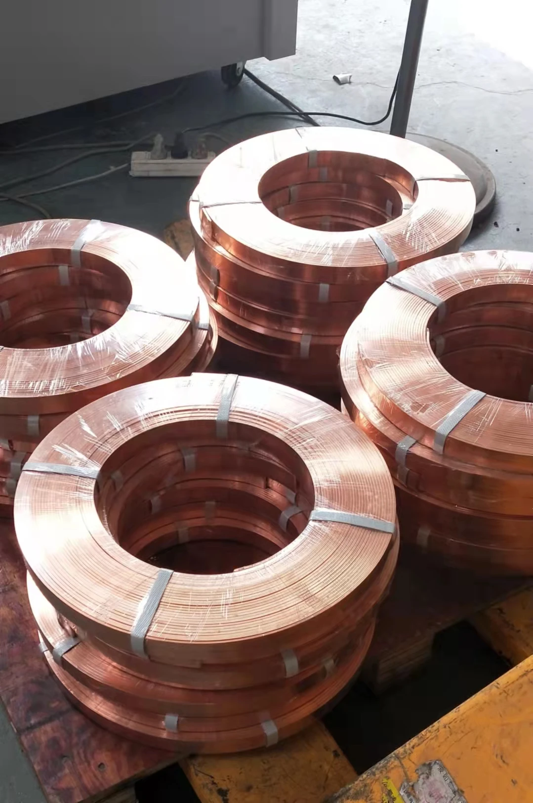 25x3mm Pure Copper Tape Flat Tape For Earthing - Buy 25x3mm,Copper Tape ...