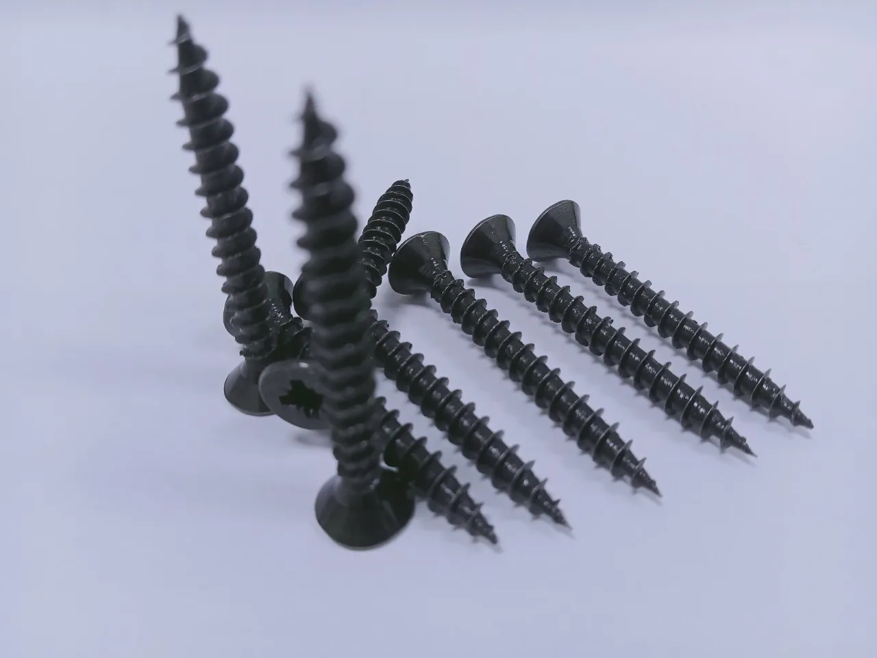 Drywall Screw With Black Color Fine Thread And Coarse Thread For Wood ...