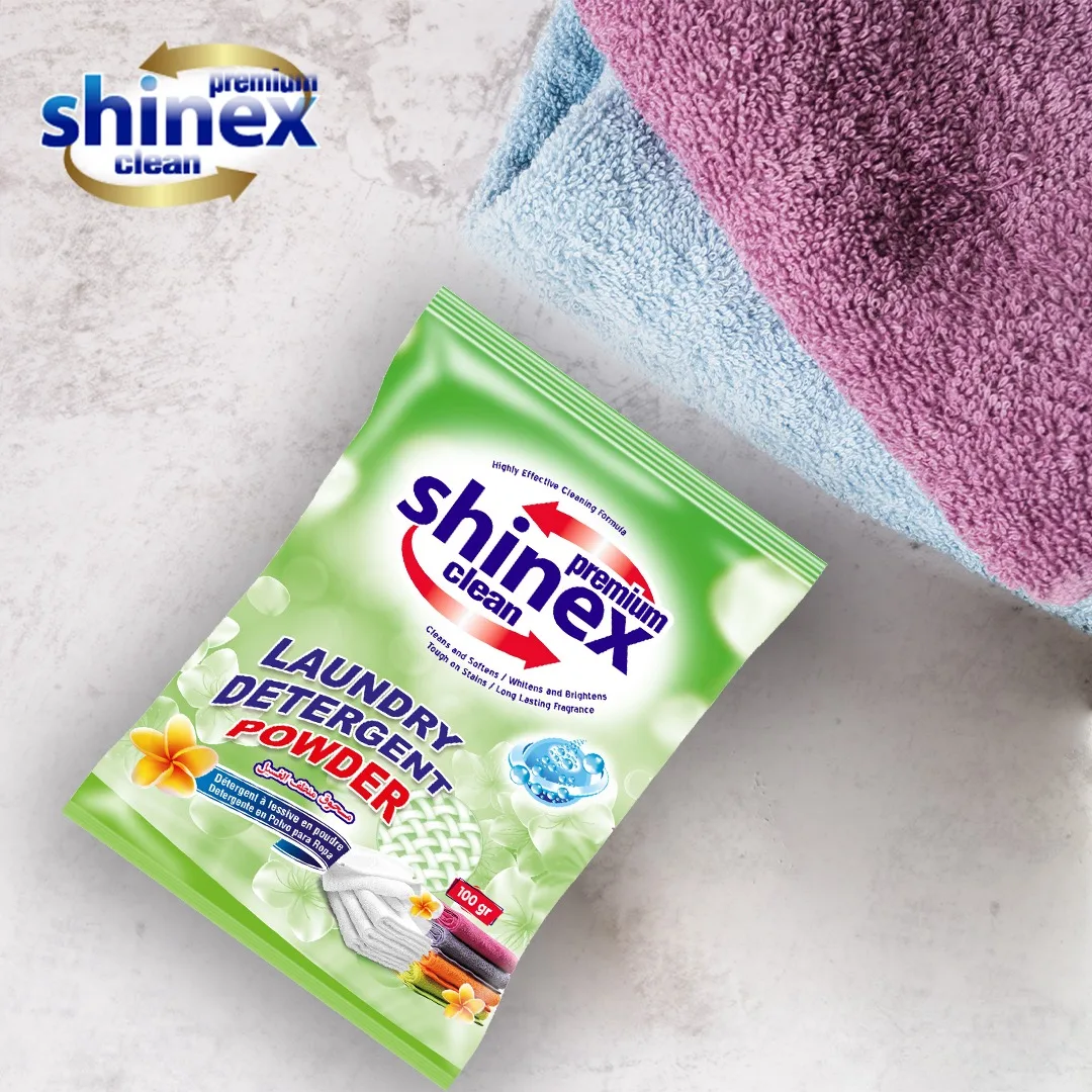 100g Hand Washing Detergent Powder High Foam Low Density Green Bag Pack ...