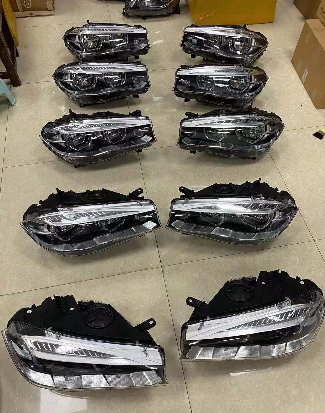 Wholesale Used Original Headlamp for BMW X5 X6 X5m X6m