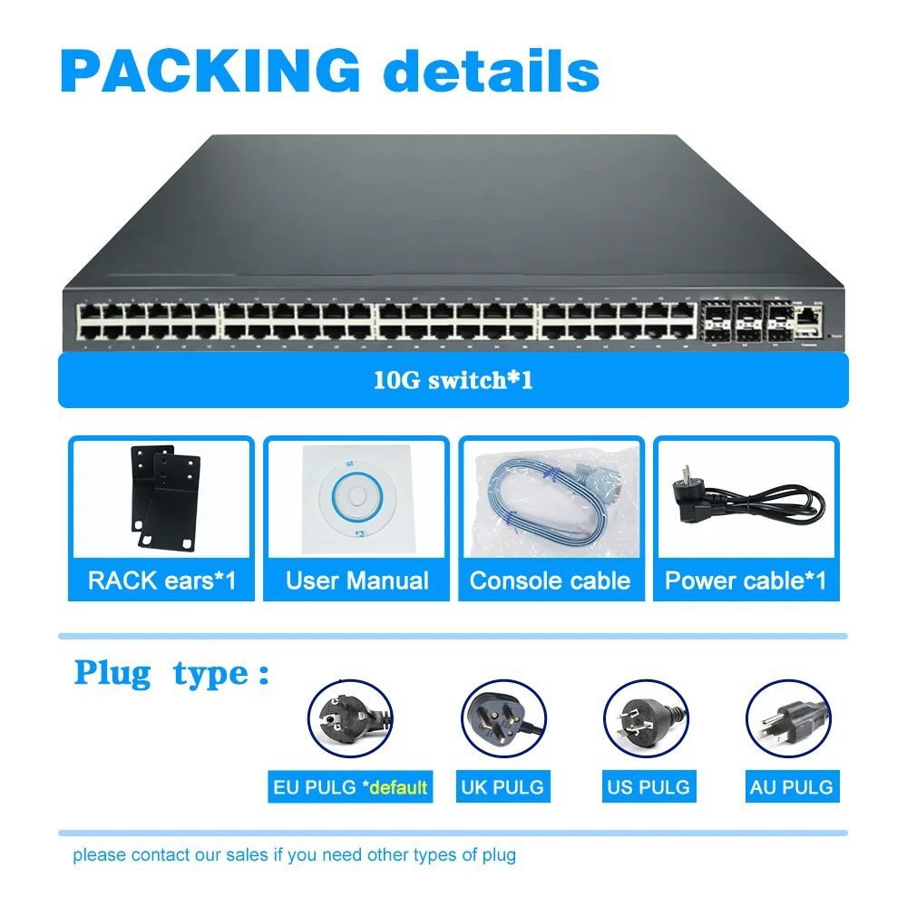 8 16 24 48 Lan Port Gigabit Ethernet Network L2/l3 Switches