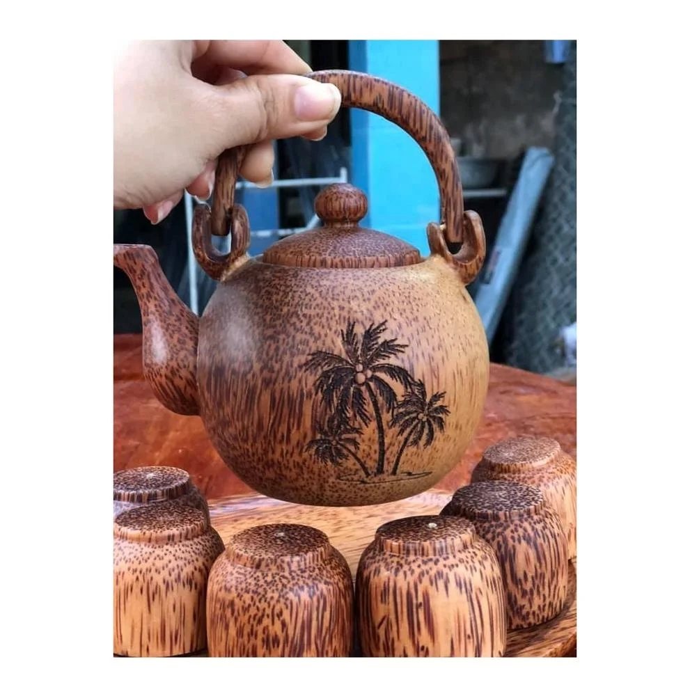 Coconut Wood Kitchen Utensils/ Coconut Tea Cup Set(ms,Sandy 84587176063 ...