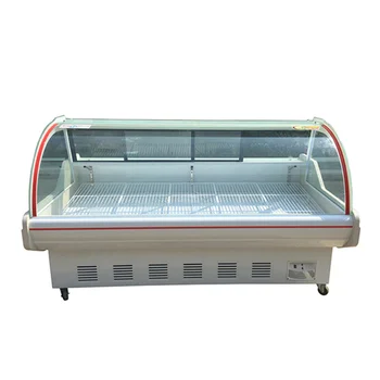 Fresh Meat Display Fridge Chiller Showcase Refrigeration Equipment For ...