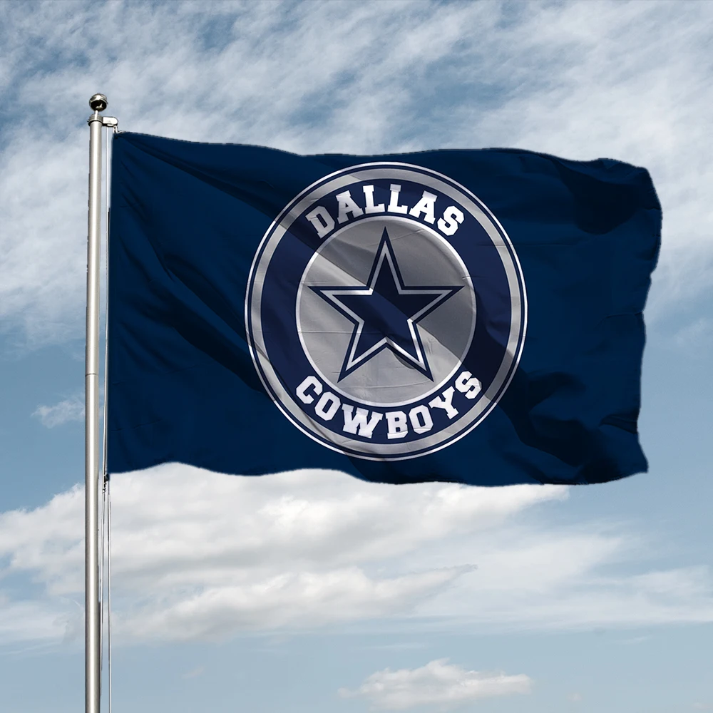 Flagnshow Custom Printed 3x5ft 90x150 cm 100% Polyester Dallas Cowboys ...